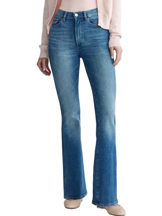 DL1961 Bridget Instasculpt™ High-rise Bootcut Jeans - Opal Harbor