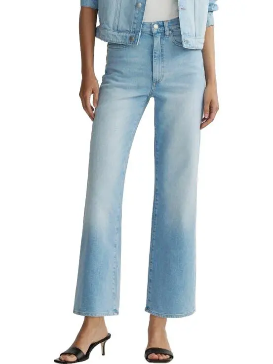 DL1961 Karmine High-waist Wide-leg Jeans - Summer Day