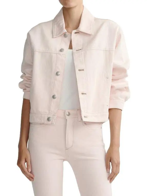 DL1961 Jodie Crop Denim Jacket - Ballet