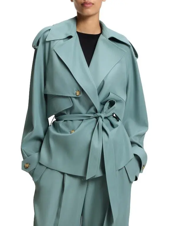 BOSS Jacusa Belted Jacket - Reef