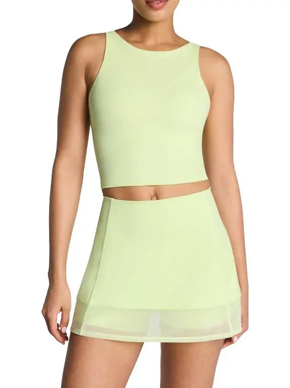 Spanx High Neck Crop Tank - Zest
