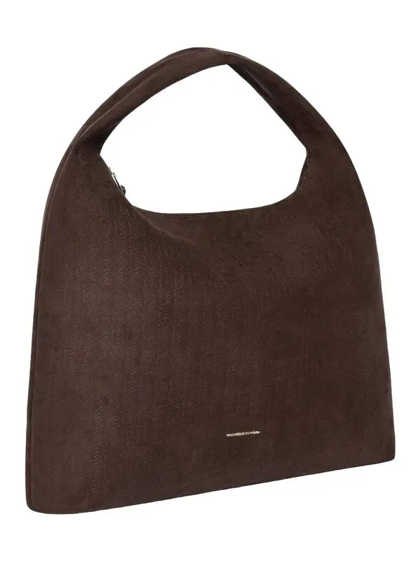 Manière De Voir Aubin Braided Suede Hobo Bag - Brown