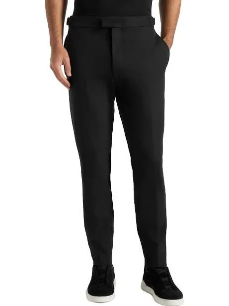 Manière De Voir Aiden Slim Fit Stretch Trousers - Black