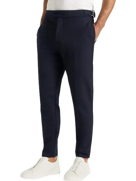 Manière De Voir Aiden Slim Fit Stretch Trousers - Navy