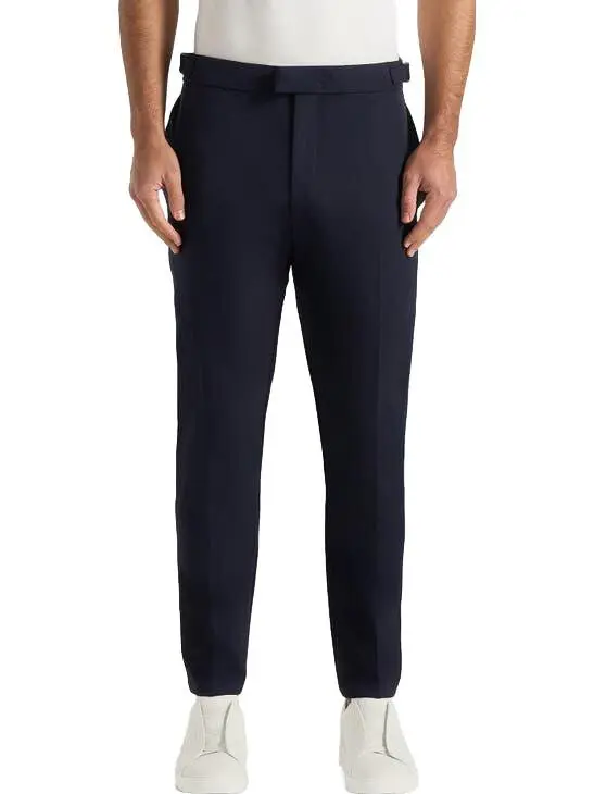 Manière De Voir Aiden Slim Fit Stretch Trousers - Navy