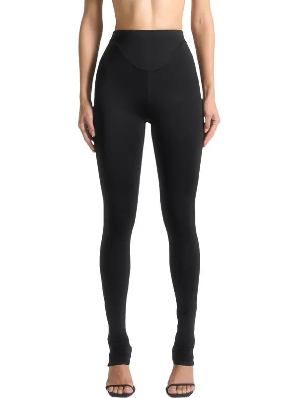 Manière De Voir Chloe High Waisted Leggings - Black