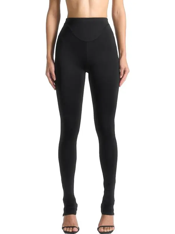 Manière De Voir Chloe High Waisted Leggings - Black