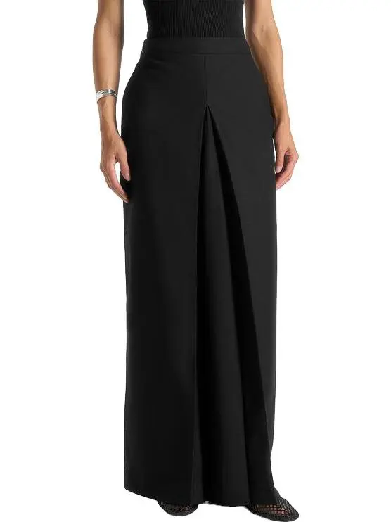 Manière De Voir A-line Maxi Skirt - Black