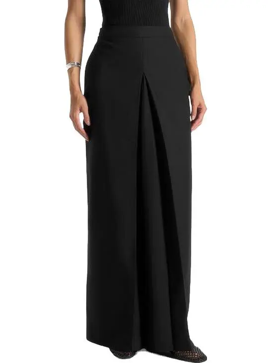 Manière De Voir A-line Maxi Skirt - Black