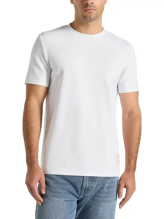 Manière De Voir Regular Fit Cotton T-shirt - White