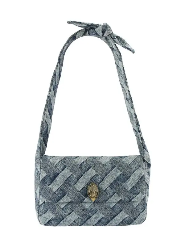Kurt Geiger Kensington Knot Shoulder Bag - Navy