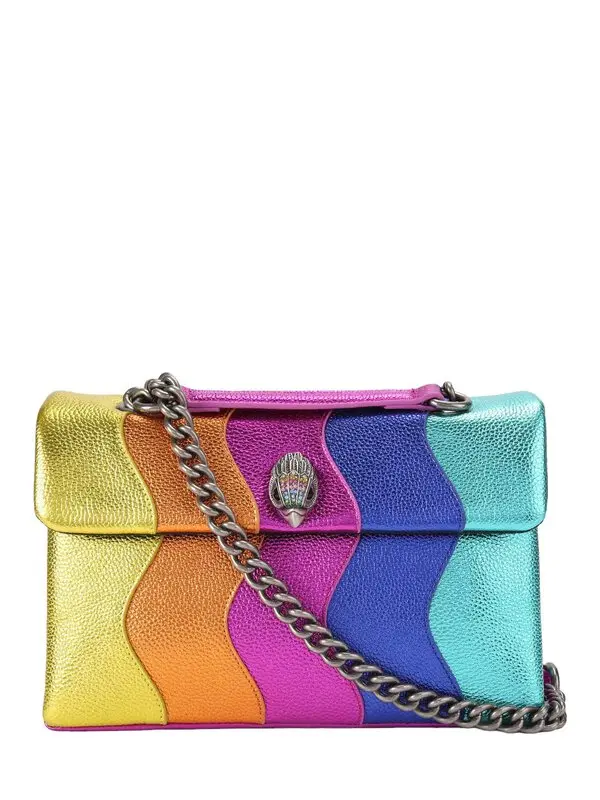 Kurt Geiger Kensington Convertible Leather Crossbody Bag - Rainbow Multi