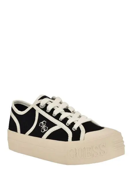 Guess Issah Platform Sneakers - Black