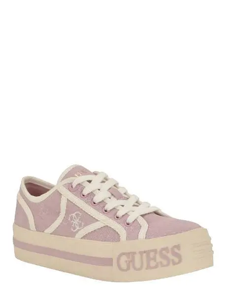 Guess Issah Platform Sneakers - Light Pink