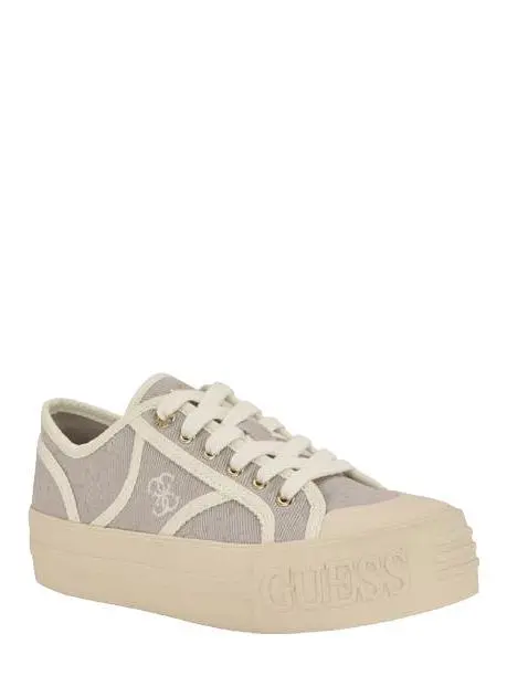 Guess Issah Platform Sneakers - Medium Natural