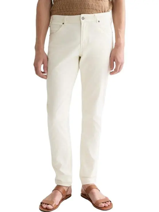 Scotch & Soda Ralston Stretch Twill Slim Fit Pants - Eggnog