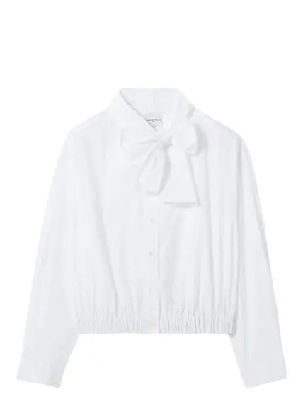 Claudie Pierlot Cotton-poplin Blouse - White