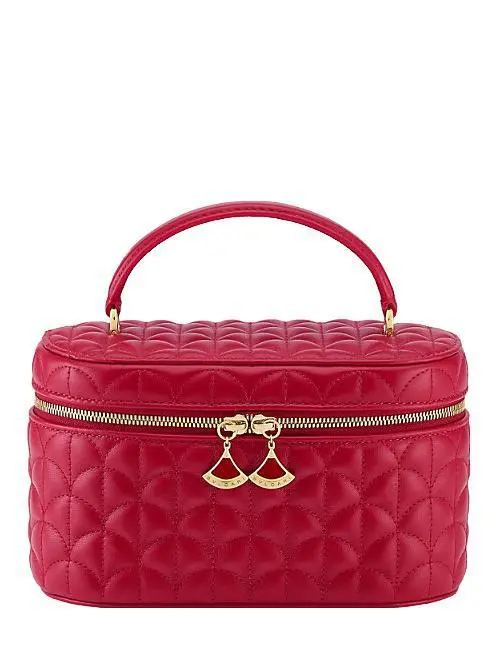 BVLGARI Divas' Dream Leather Vanity Case - Red