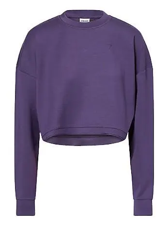 GYMSHARK Flow Long-sleeve Jersey Sweat Top - Gs Midnight Purple