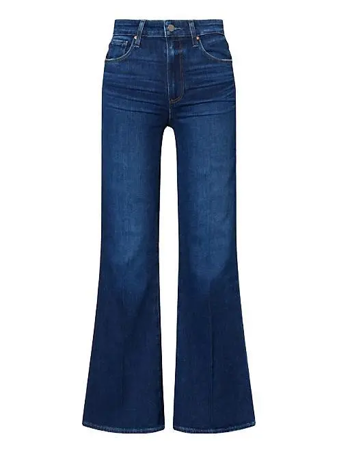 Paige Marlow Skimmer Flared-leg Stretch-denim Jeans - Cambre
