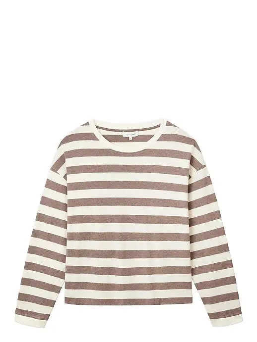 THE WHITE COMPANY Cotton Striped Top - Stripe