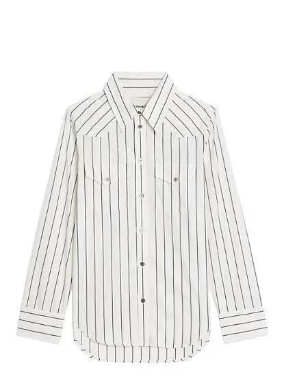 Zadig&Voltaire Thelma Logo-embellished Shirt - Pear