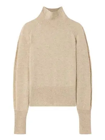 JOSEPH High-neck Cashmere Jumper - Powder