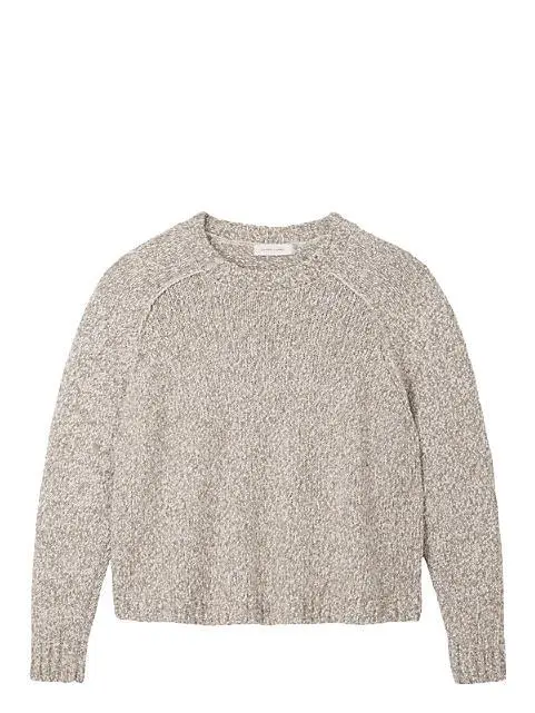 THE WHITE COMPANY Relaxed-fit Knitted Cotton-blend Jumper - Mist Green