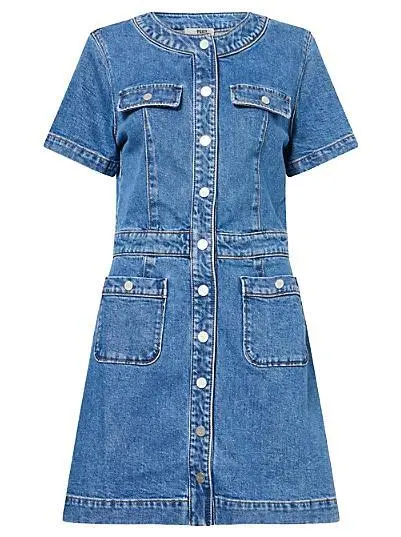 Paige Kiya Denim Mini Dress - Adventure
