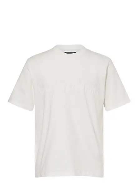 Amiri Chateau Tonal Crewneck Cotton-jersey T-shirt - White