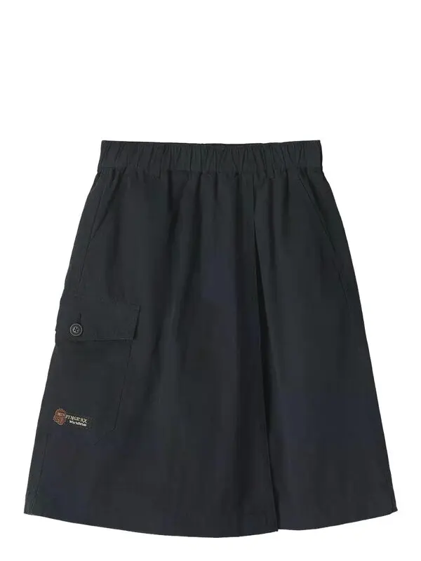 FINGERCROXX Logo Detail Skorts - Grey