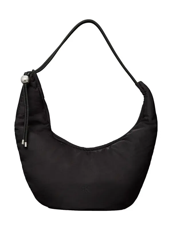 Calvin Klein Nylon Crescent Bag - Black