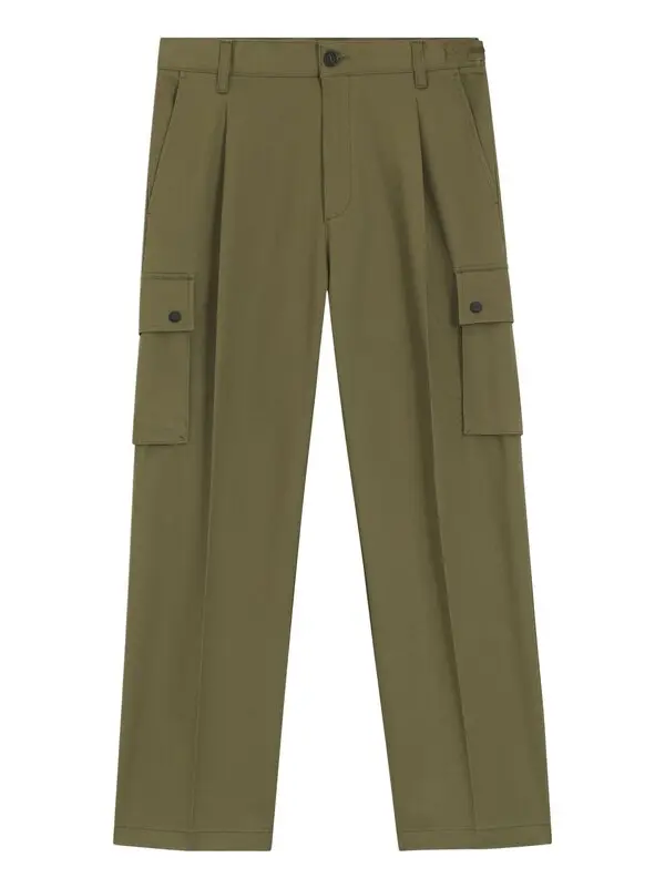 Hugo Relaxed-fit Cargo Trousers - Light Green