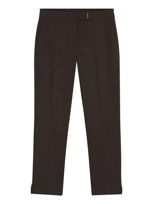 BOSS Slim-fit Jersey Trousers - Dark Brown
