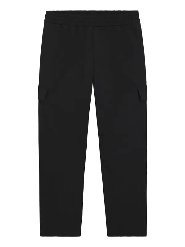 Hugo Relaxed-fit Cargo Trousers - Black