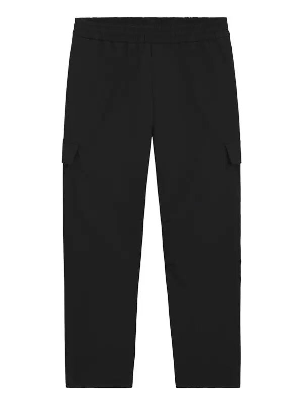 Hugo Relaxed-fit Cargo Trousers - Black