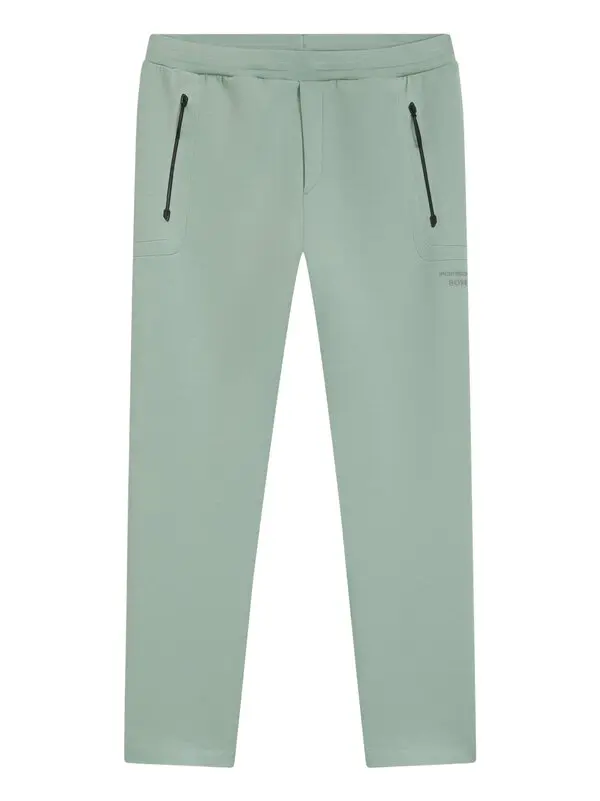 BOSS Porsche X Track Pants With Tonal Reflective Branding - Light Green