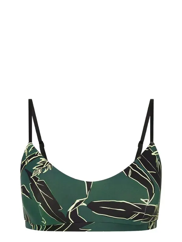 The Upside Tamara Floral-print Sports Bra - Green