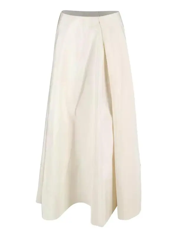 Carolina Herrera Pleated Maxi Skirt - Neutrals