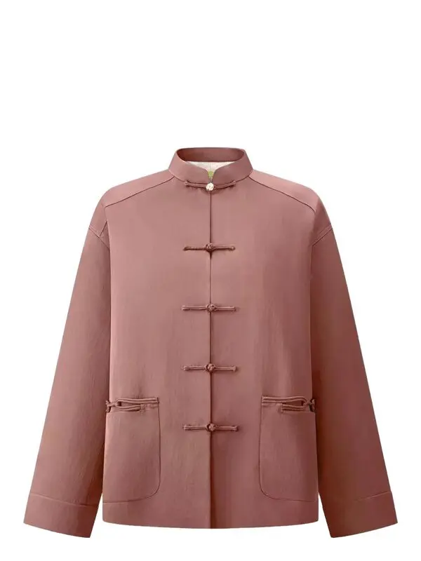 Shanghai Tang Knot Satin Tang Jacket - Pink