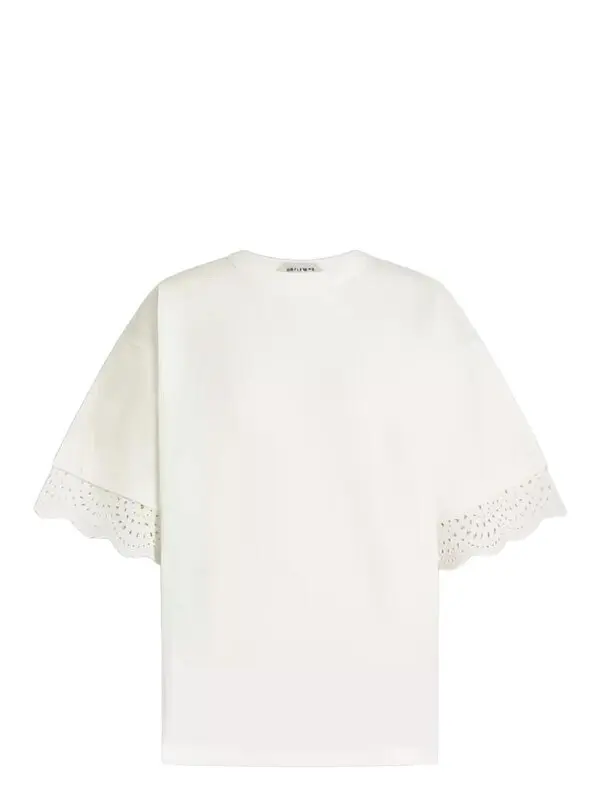 Alberta Ferretti Sleeve-detail T-shirt - White