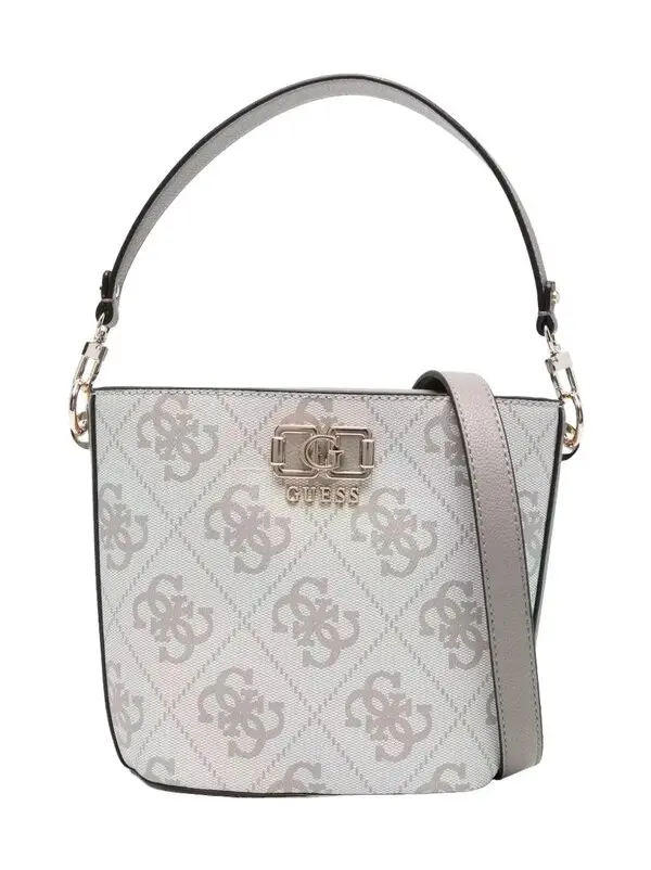 Guess Karnilla Patterned Top-handle Tote Bag - Neutrals