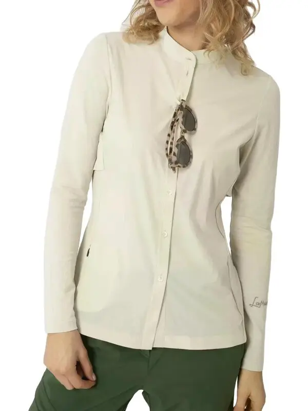 LAMUNT Buttoned Long-sleeve Shirt - Neutrals