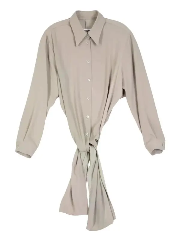 MAISON MARGIELA Knot Detail Shirt - Neutrals
