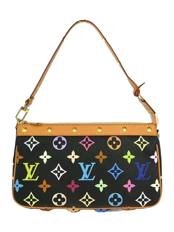 LOUIS VUITTON X Takashi Murakami Monogram Multicolour Canvas Tote Bag - Black