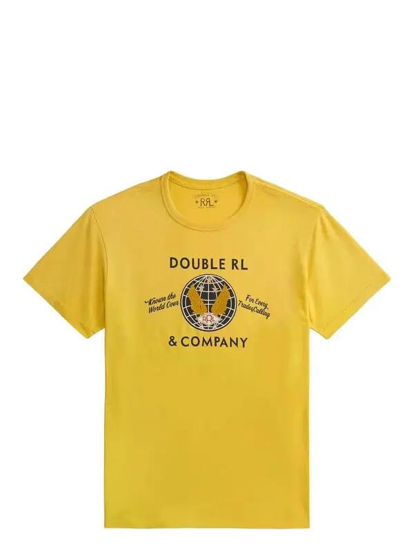 Ralph Lauren Slogan-print Cotton T-shirt - Yellow