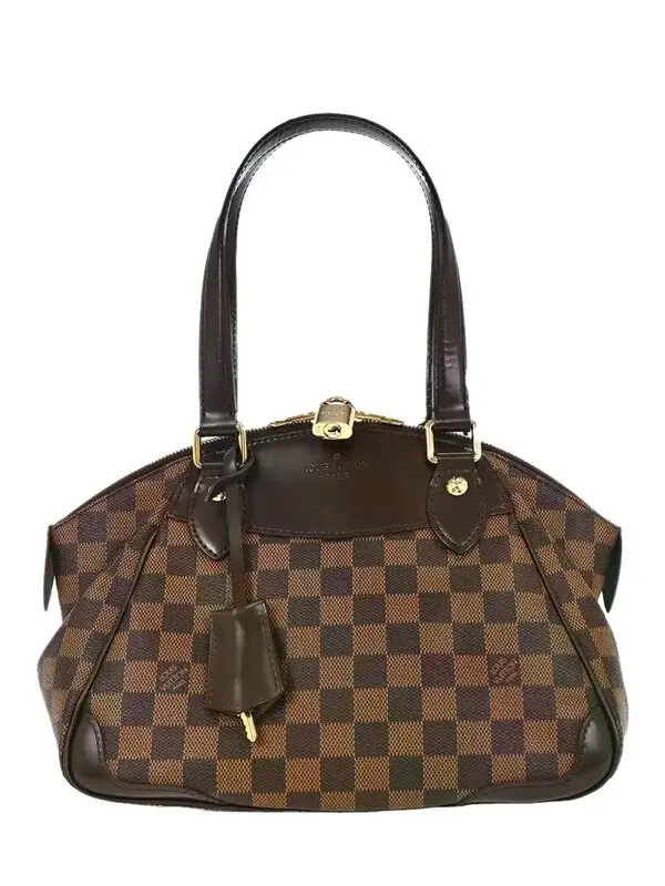 LOUIS VUITTON 2011 Verona Pm Damier Ebene Tote Bag - Brown