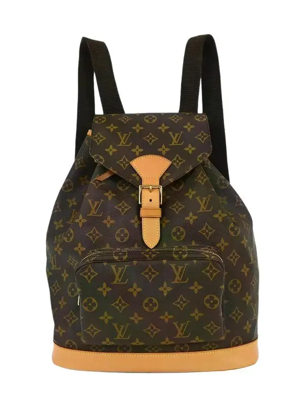 LOUIS VUITTON 1996 Gm Montsouris Monogram Backpack - Brown