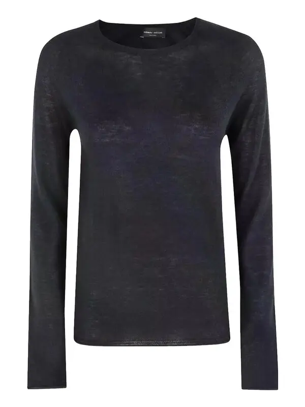 ROBERTO COLLINA Round-neck Top - Blue