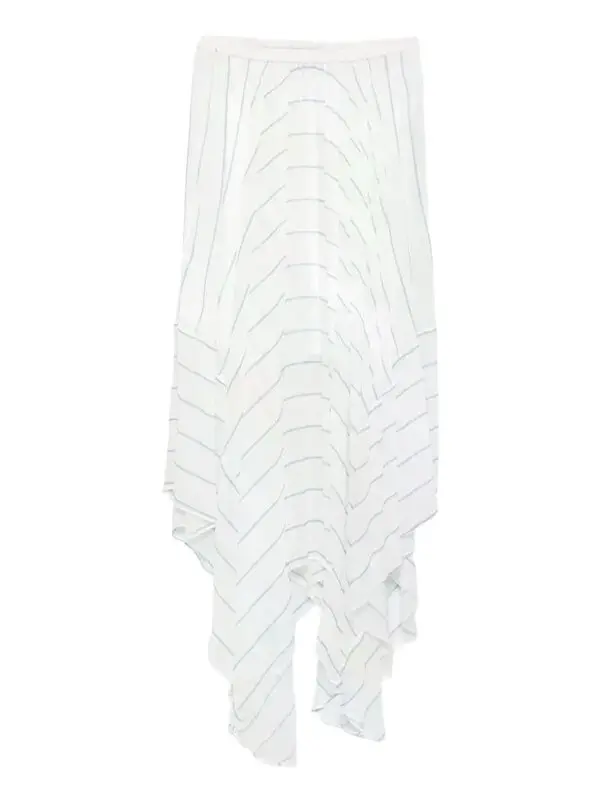 Bondi Born Striped Long Skirt - White